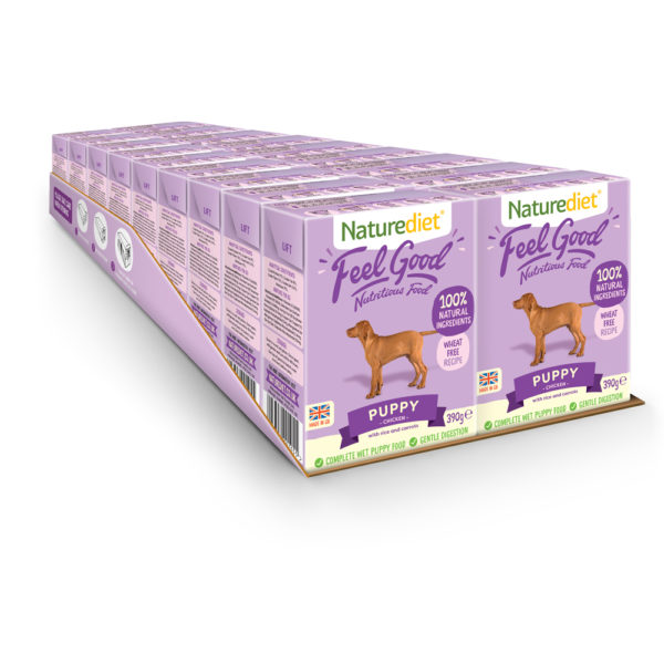 Feel Good Puppy Food | Chicken 390g | Naturediet